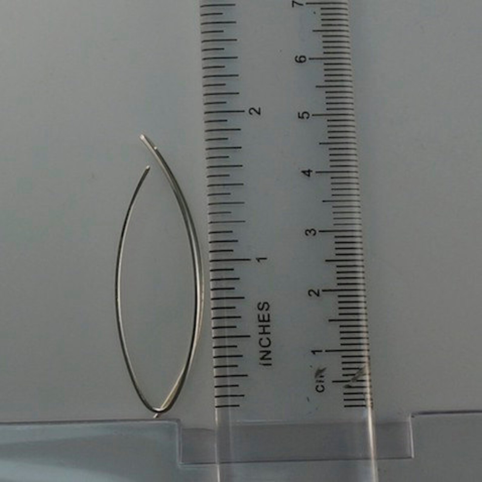 Sterling SILVER 2 Inch EARRINGS. Nickel Free Argentium | Etsy