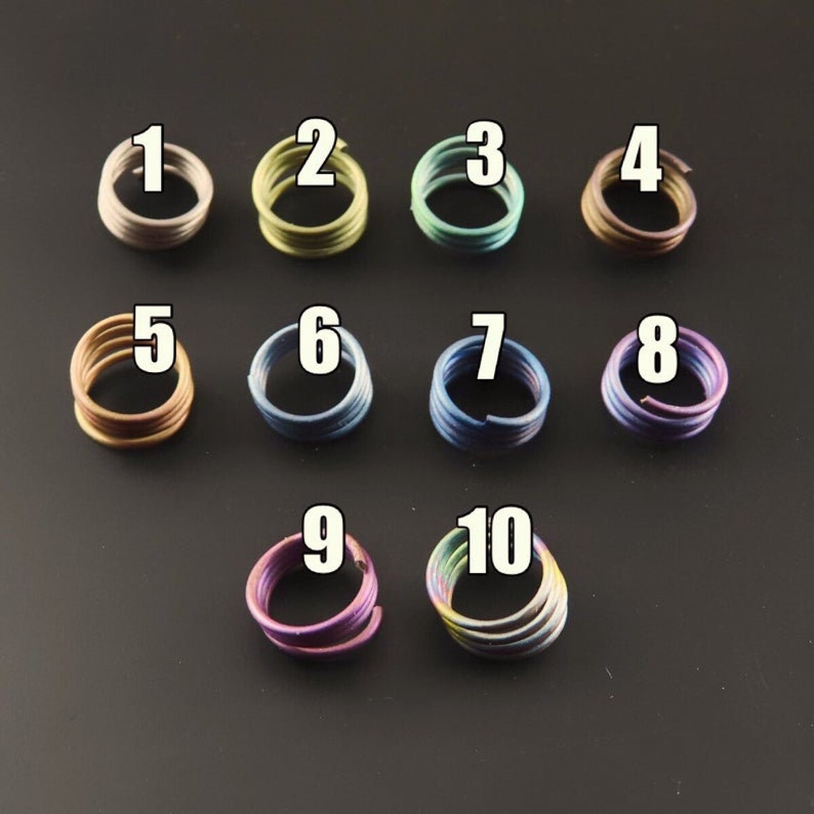 Small Purple TITANIUM Hoops. Titanium Jewelry . Everyday | Etsy