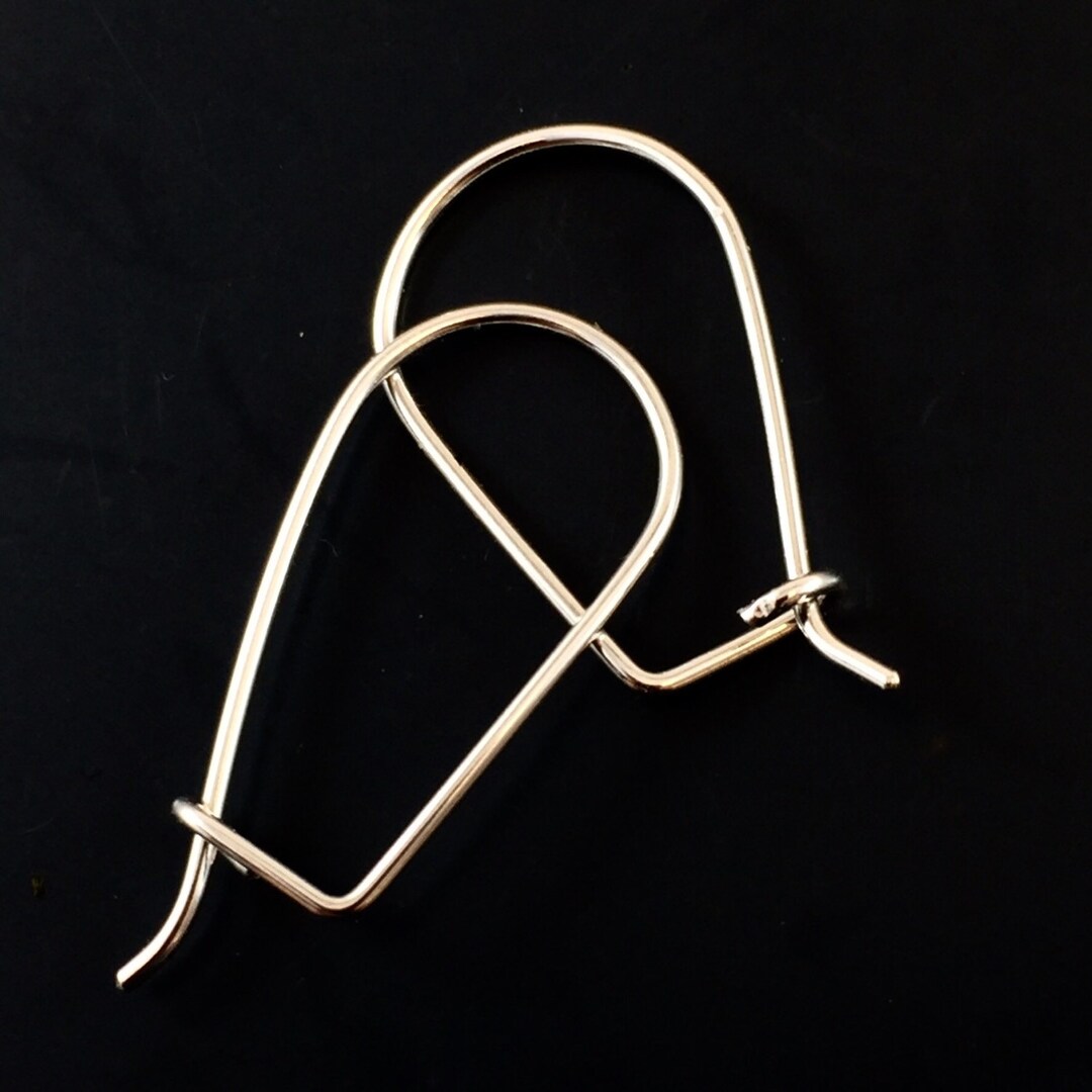 LOCKING Hook Earrings Sleepers Sleeper Everyday Interchangeable Minimal ...