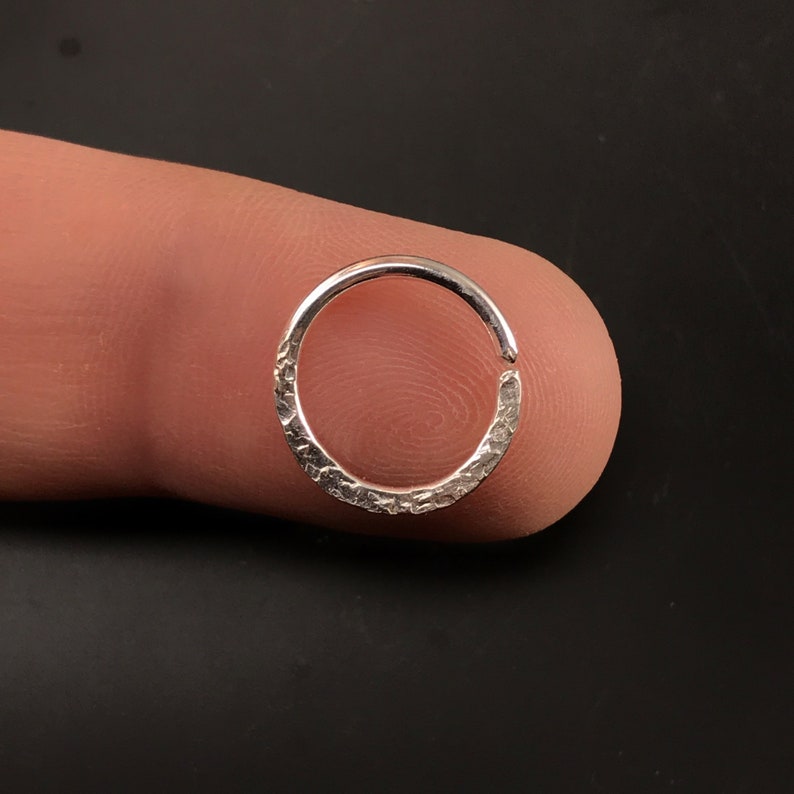 16g SEPTUM RING . Septum Jewelry. Septum Piercing. Sterling - Etsy