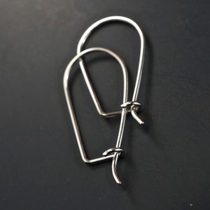 LOCKING Hook Earrings Sleepers Sleeper Everyday Interchangeable Minimal ...