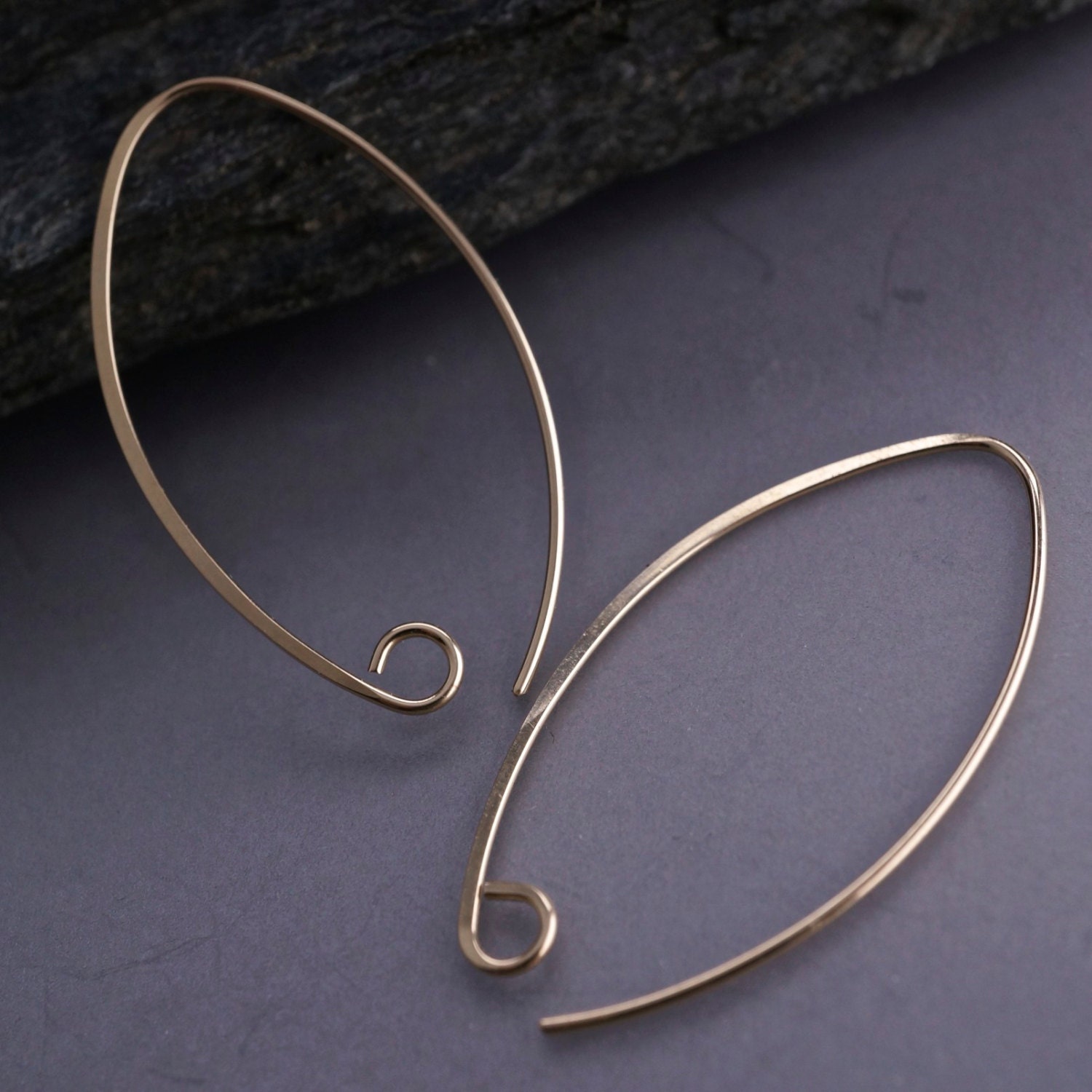 Long Ear Wires Finding Choose Metal Earring Handmade - Etsy