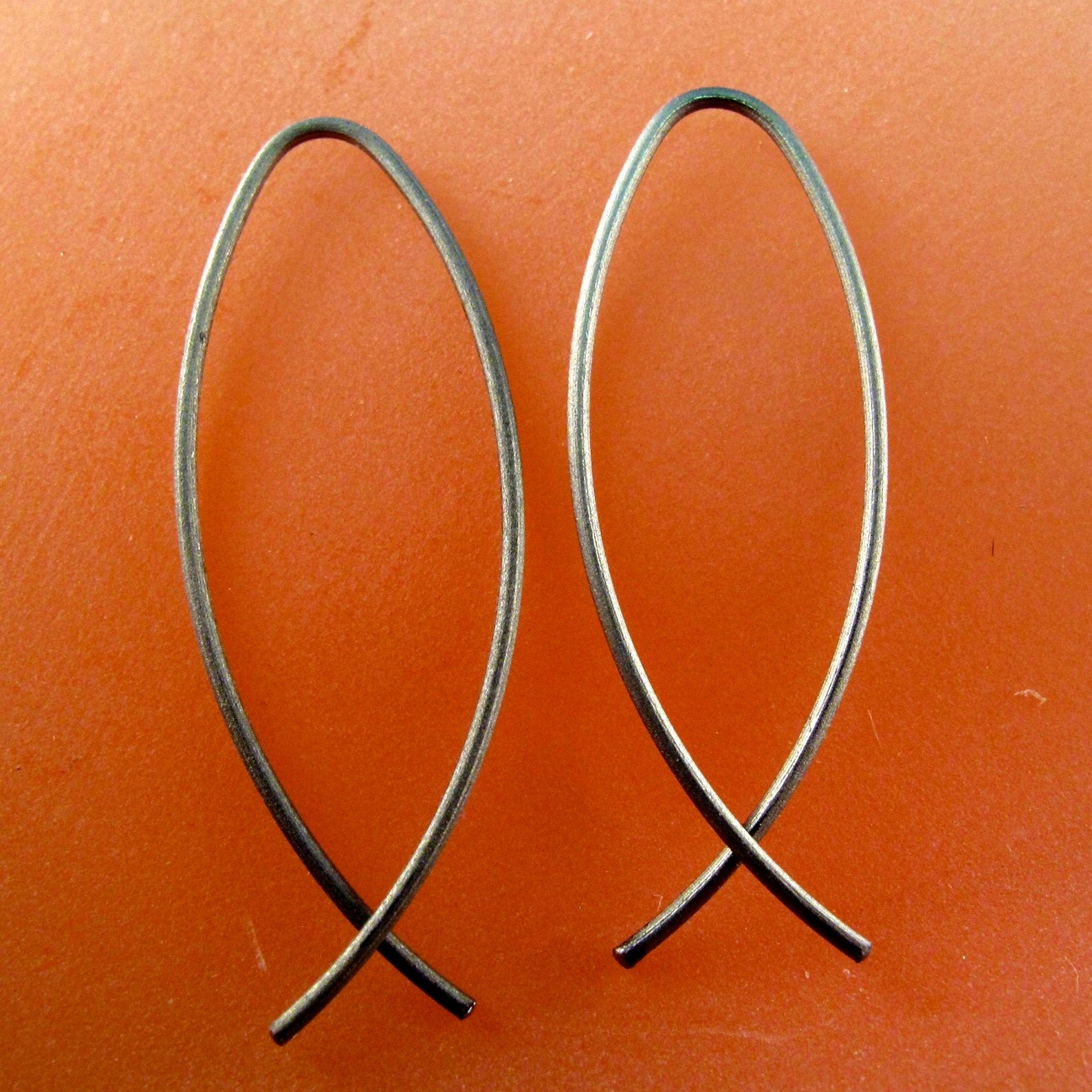 TITANIUM HOOPS Titanium Earrings Titanium Wire Earrings - Etsy