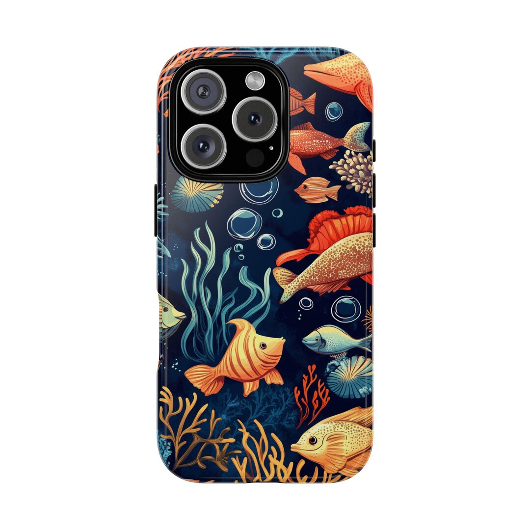 Ocean Life Phone Case - Dive Into Colorful Underwater Adventure, iPhone ...