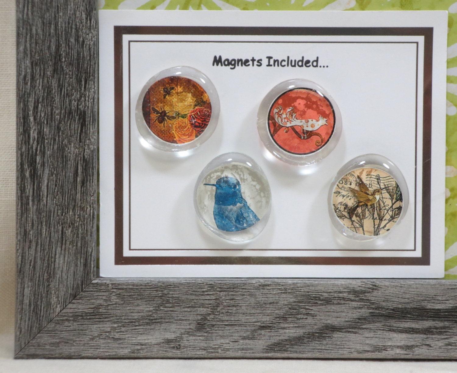 Magnetic Board-dry Erase Board-magnet Board-framed Bulletin - Etsy
