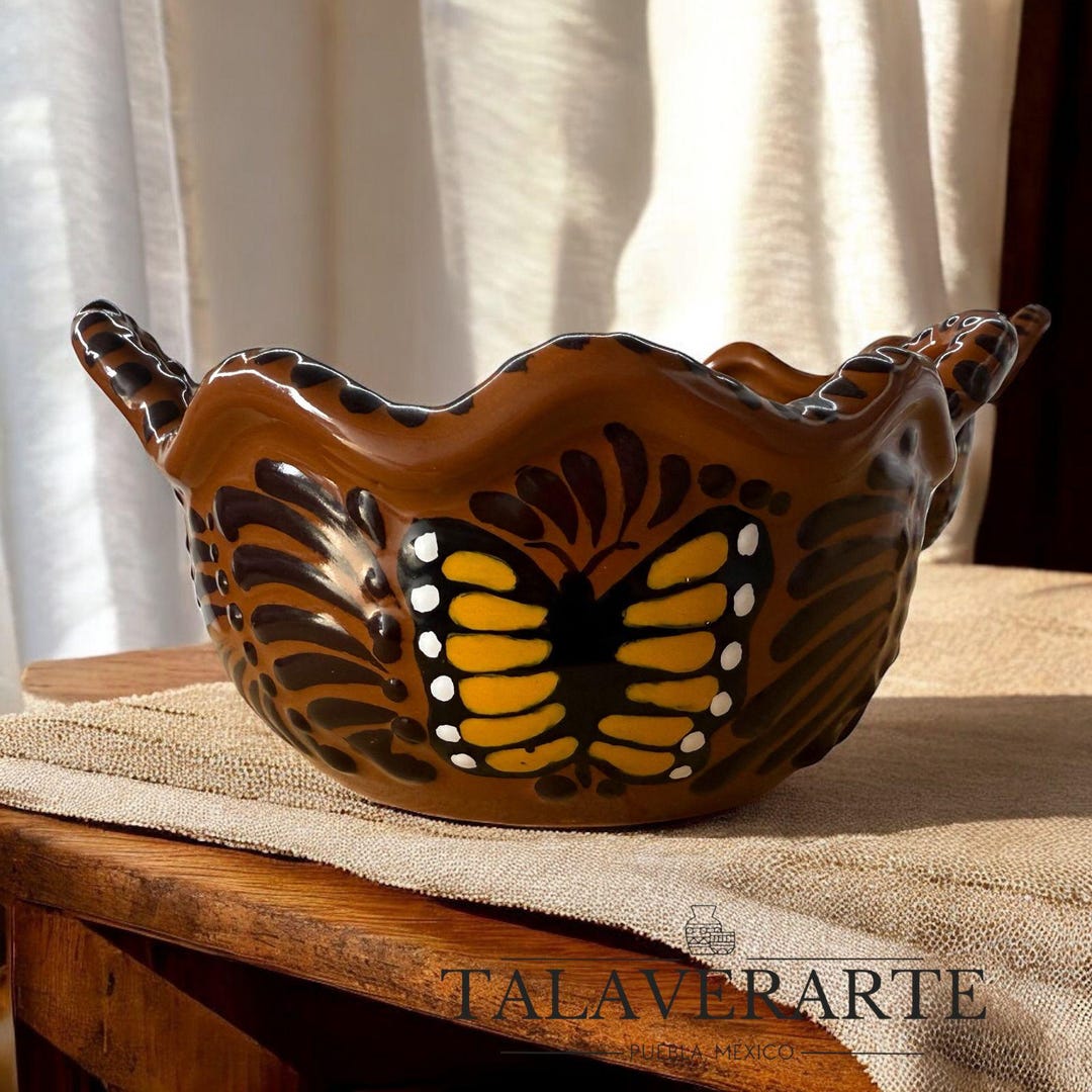 Talavera Casserole Dish Alma De Barro Collection / Café Monarcas - Etsy