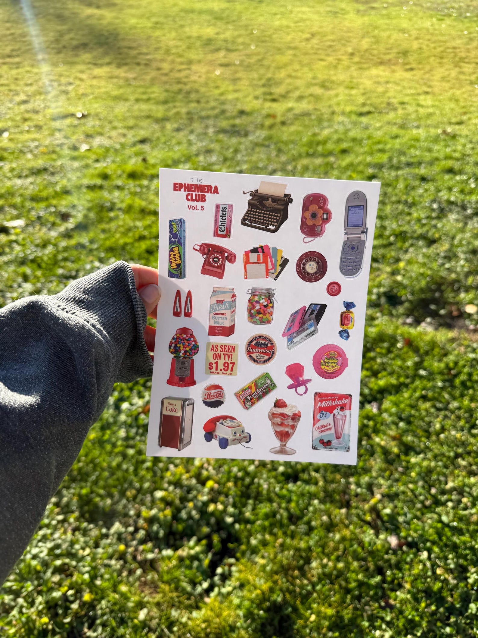 Retro Nostalgia Sticker Sheet • Vintage Throwback Stickers • 90s 2000s ...