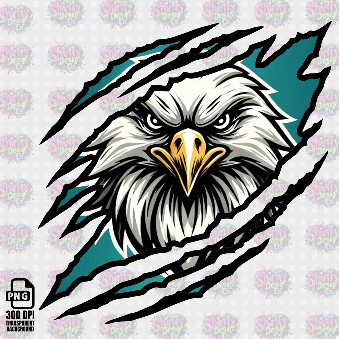 Eagles Ripped Design PNG, Digital Download, Viral, DTF, 300 DPI ...