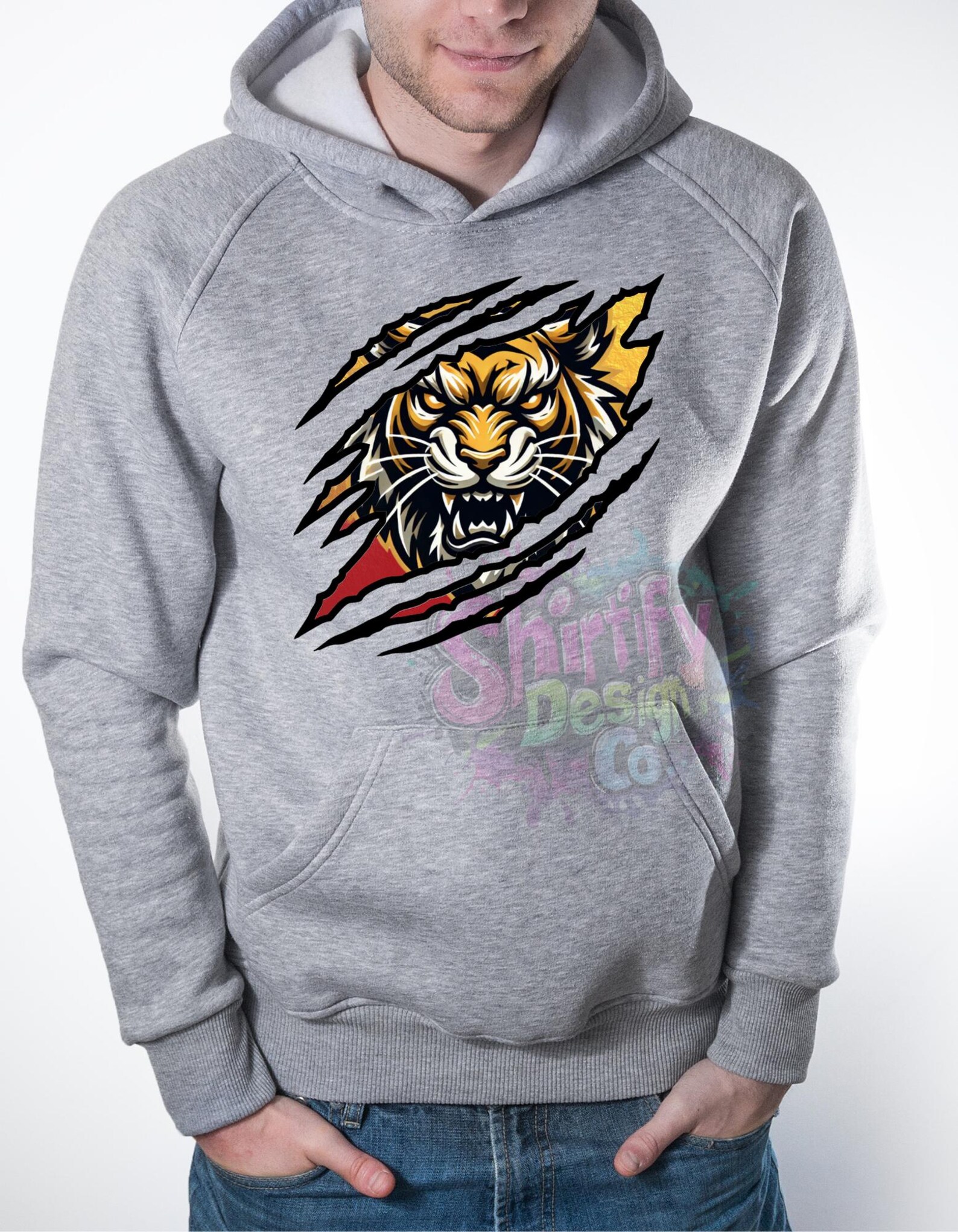 Tigers Crimson and Gold Ripped PNG, Digital Download, Viral, DTF, 300 ...