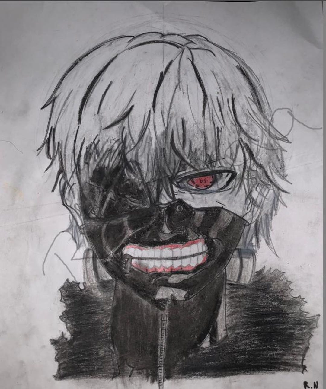 Tokyo Ghoul Wall Art Original Drawing - Etsy