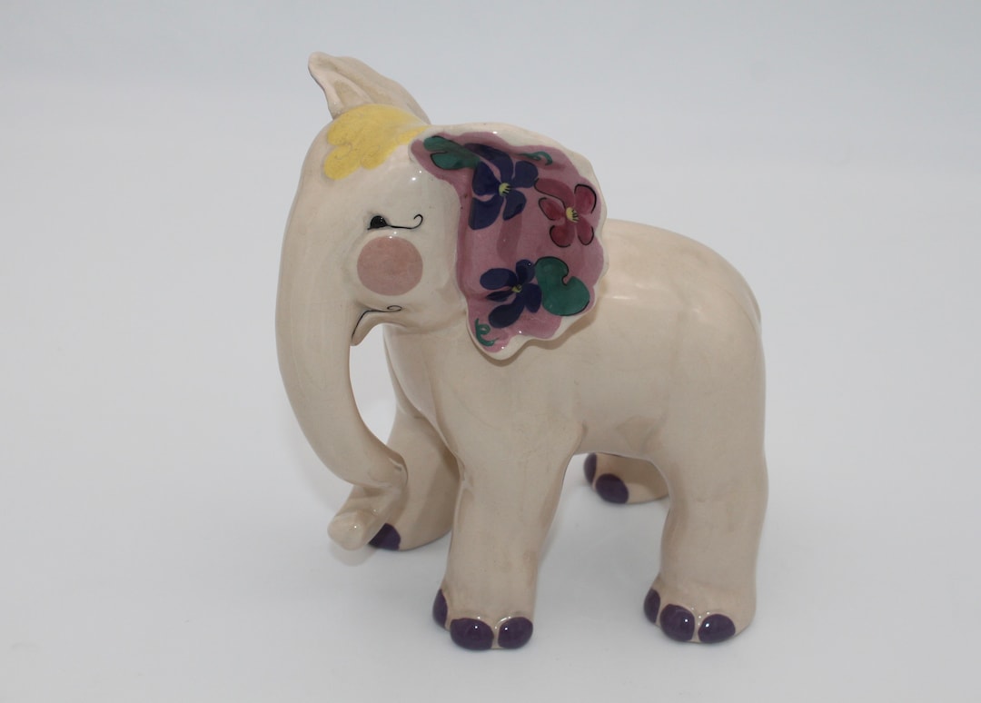 Vintage Kay Finch California Art Pottery Elephant Figurine Rare Hard to ...