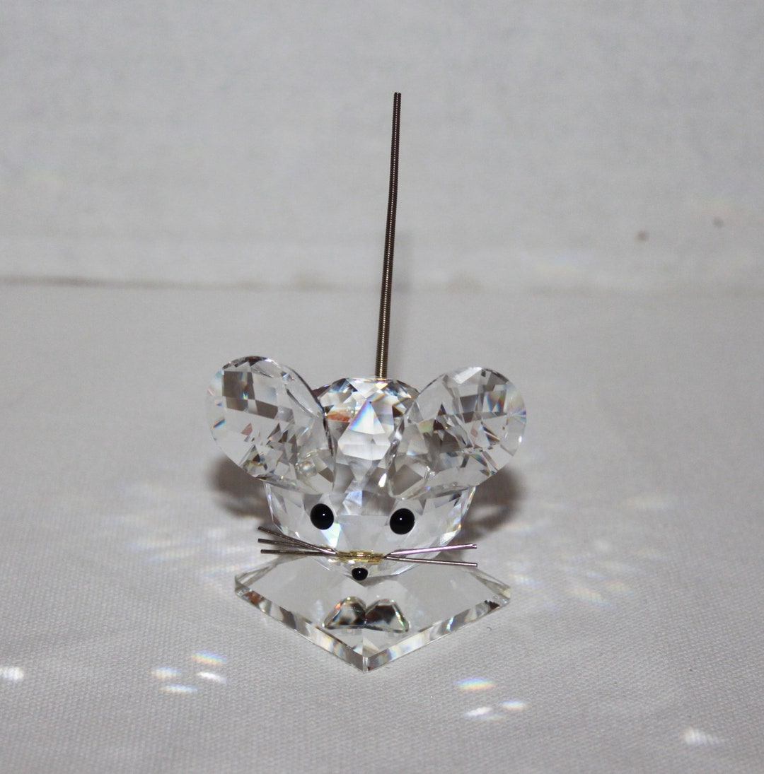 Swarovski Crystal Mouse Figurine 2 1/2" in A Summer Meadow - Etsy