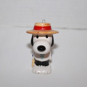 1958 1966 Peanuts Snoopy Christmas Ornament International Series Italy ...