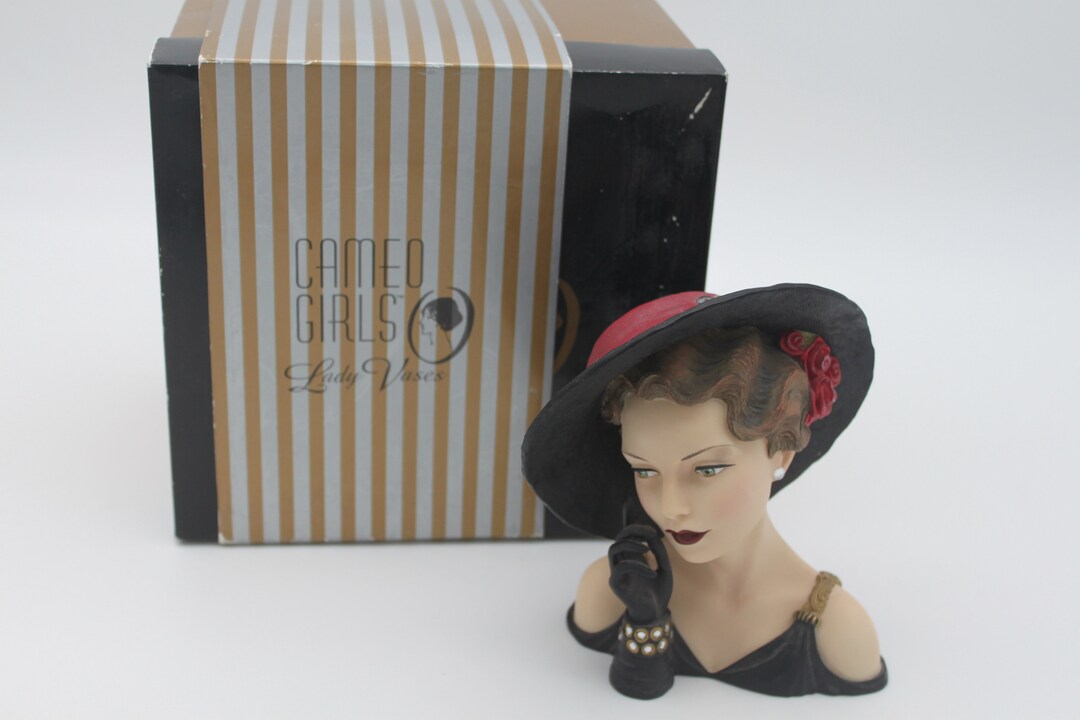 Cameo Girls Lady Vases Blythe 1930 Black Magic 2001 - Etsy