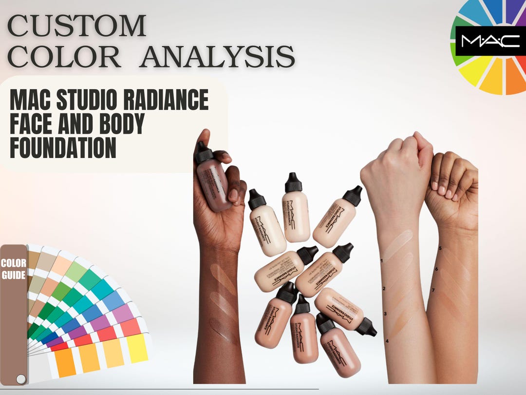 Color Analysis for MAC Face and Body Foundation. Discover Your Perfect ...
