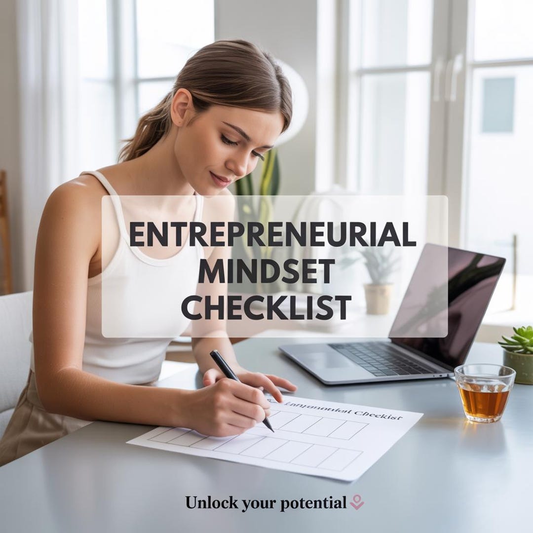 Entrepreneurial Mindset Checklist | Boost Focus, Confidence ...
