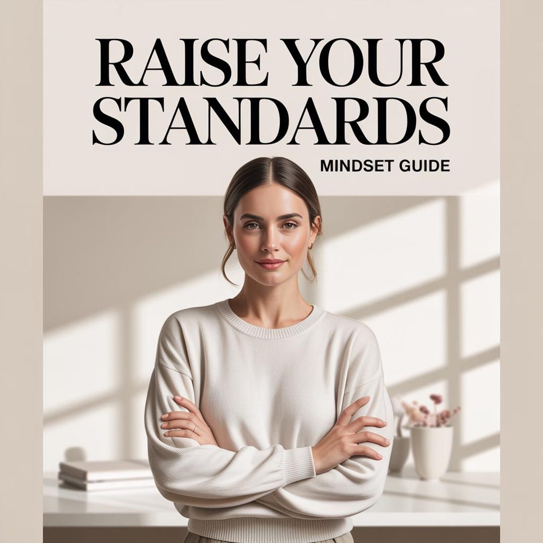 Raise Your Standards Guide, Personal Growth PDF, Boost Confidence and ...