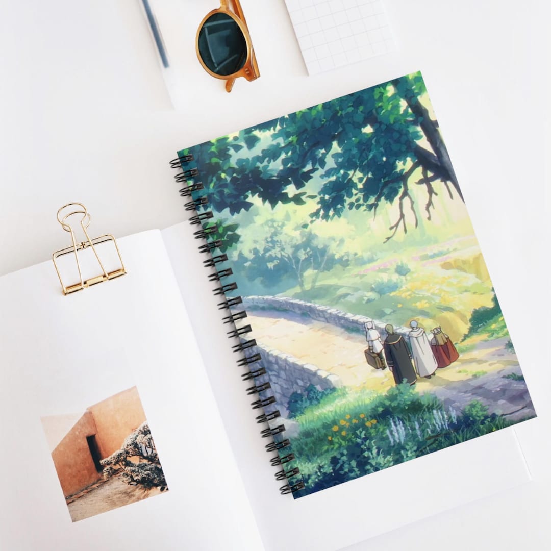 Frieren Anime Enchanted Journey Spiral Notebook - Etsy
