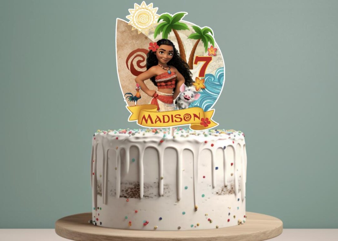 Moana Cake Topper - Etsy UK