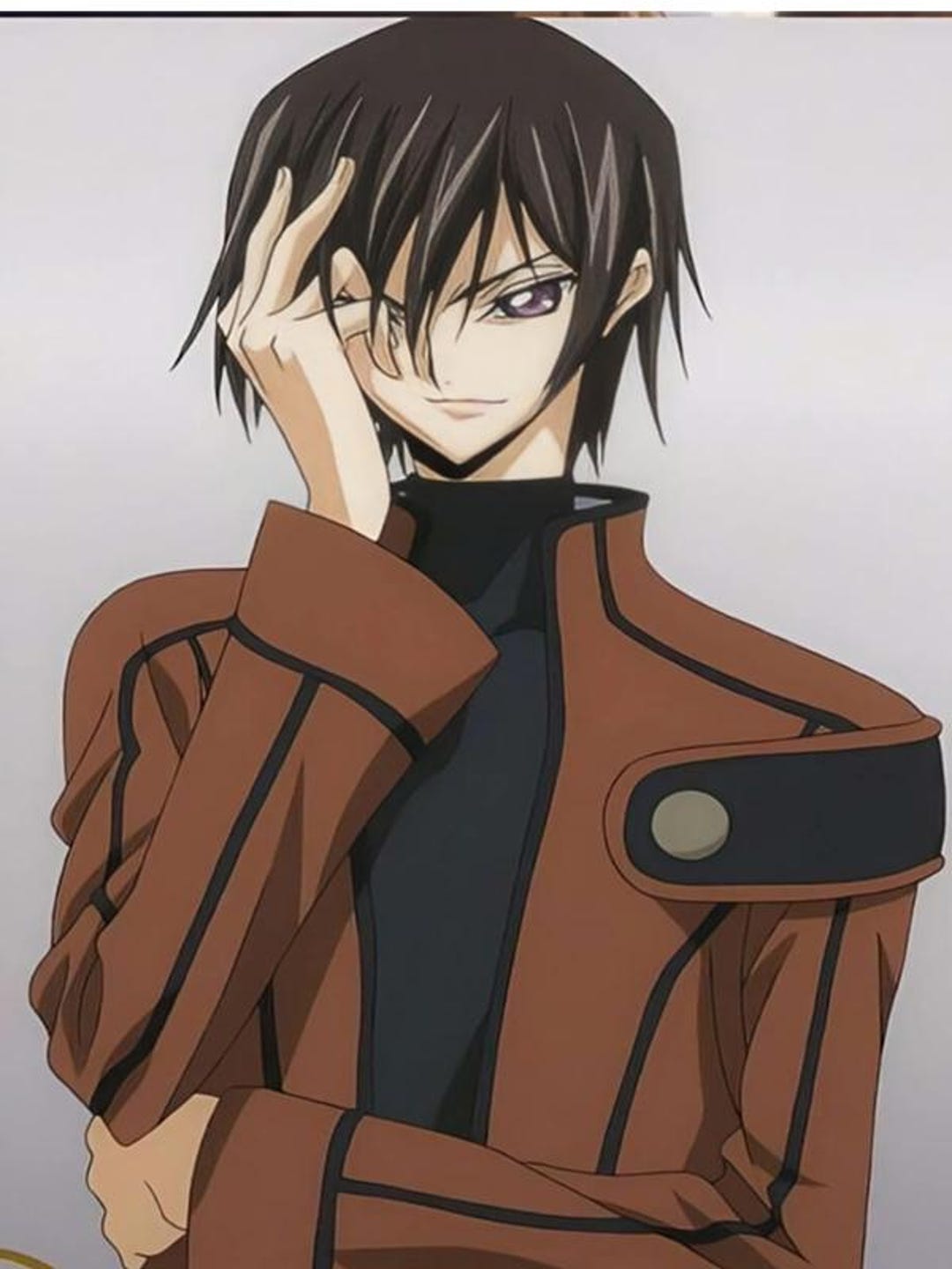 Lelouch Lamperouge Anime Code Geass Leather Jacket Halloween Costume - Etsy