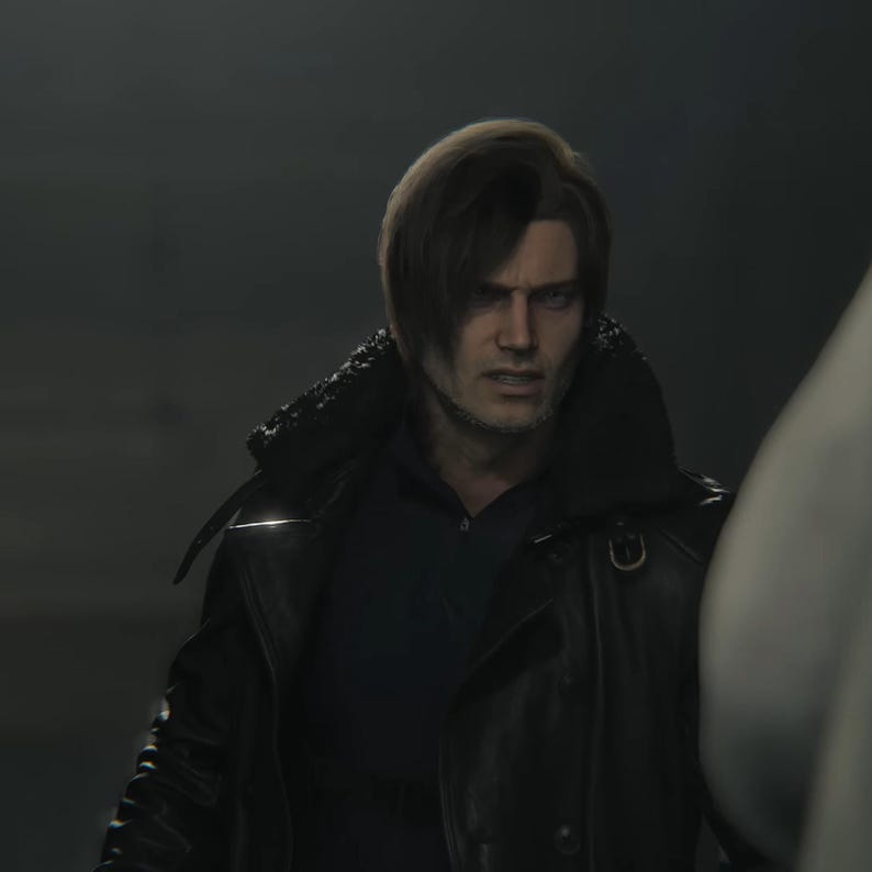 Leon Scott Kennedy Resident Evil 9 Requiem Black Leather Jacket | RE9 ...