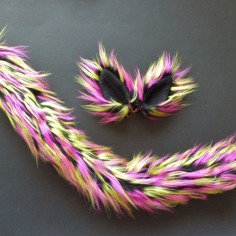 Cat Ears and Tail Set - Etsy