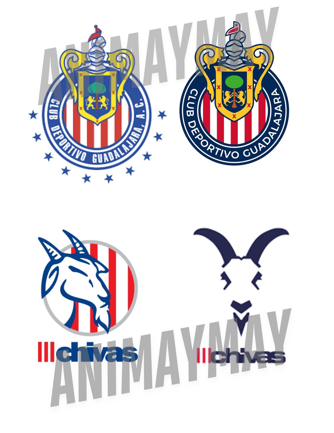 Chivas PNG FILE Futbol Designs for Projects - Etsy