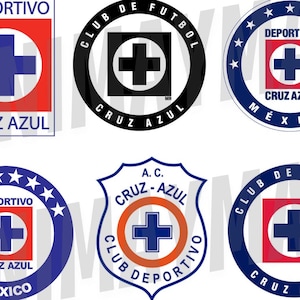 Club De Futbol Cruz Azul Logo Bundle Futbol Liga Mexico Team. Designs ...
