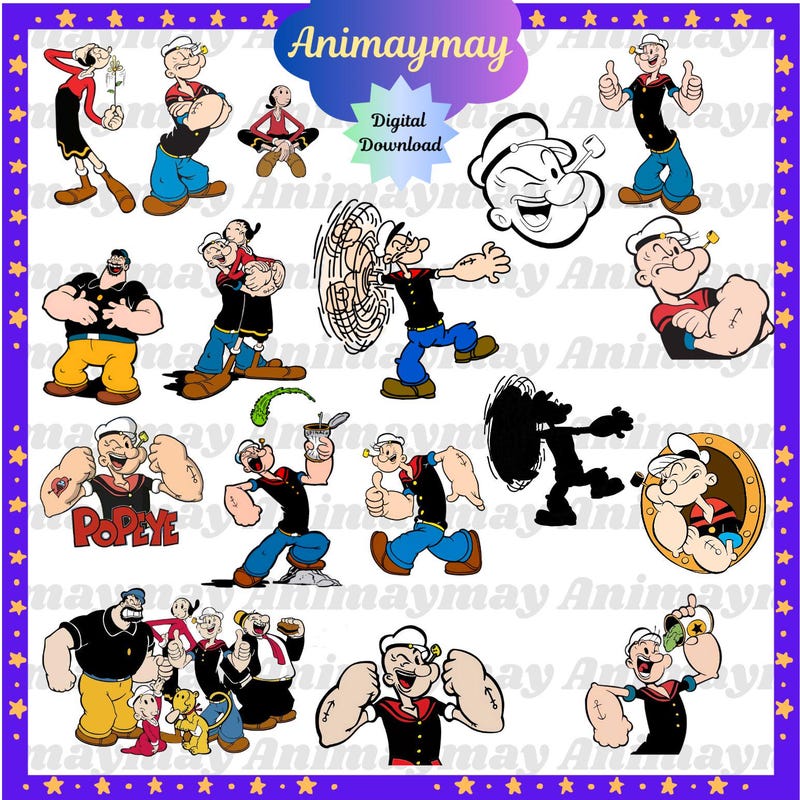 Popeye - Etsy