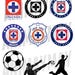 Cruz Azul Logo Bundle: Liga Mexico Futbol Team PNG, JPG ,PDF, Doc ...