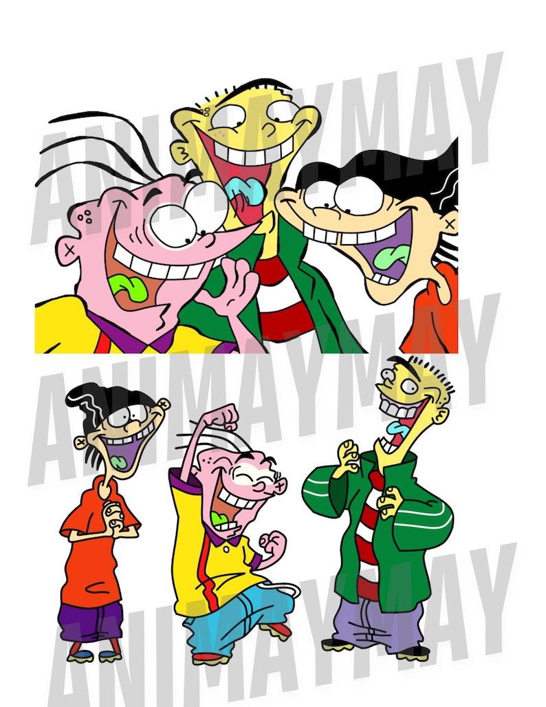 Ed Edd N Eddy Cartoon Character Bundle (digital Download) - Etsy
