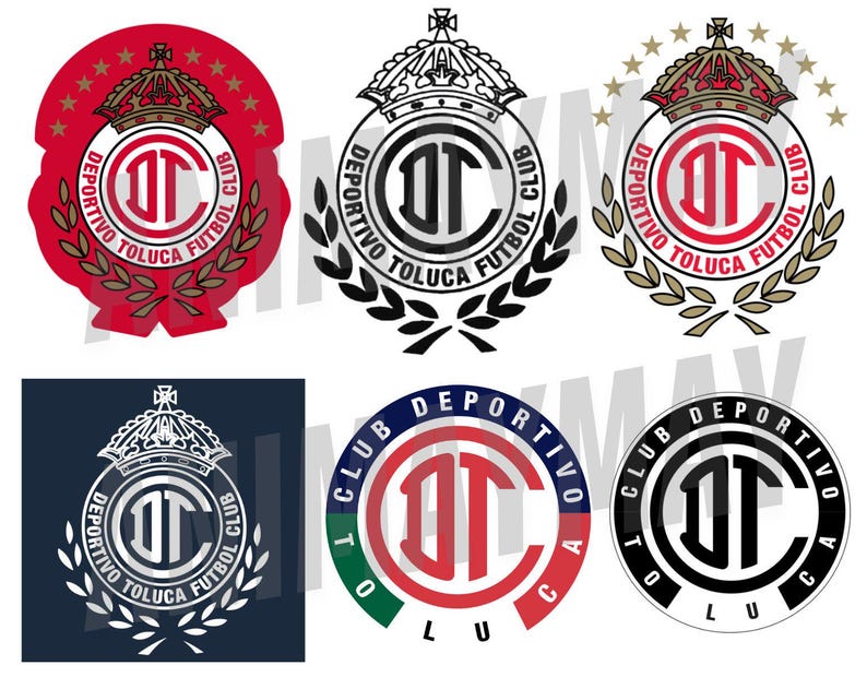 Club De Futbol Toluca Soccer Team Logo Bundle Liga Mexico PDF Jpg PNG ...