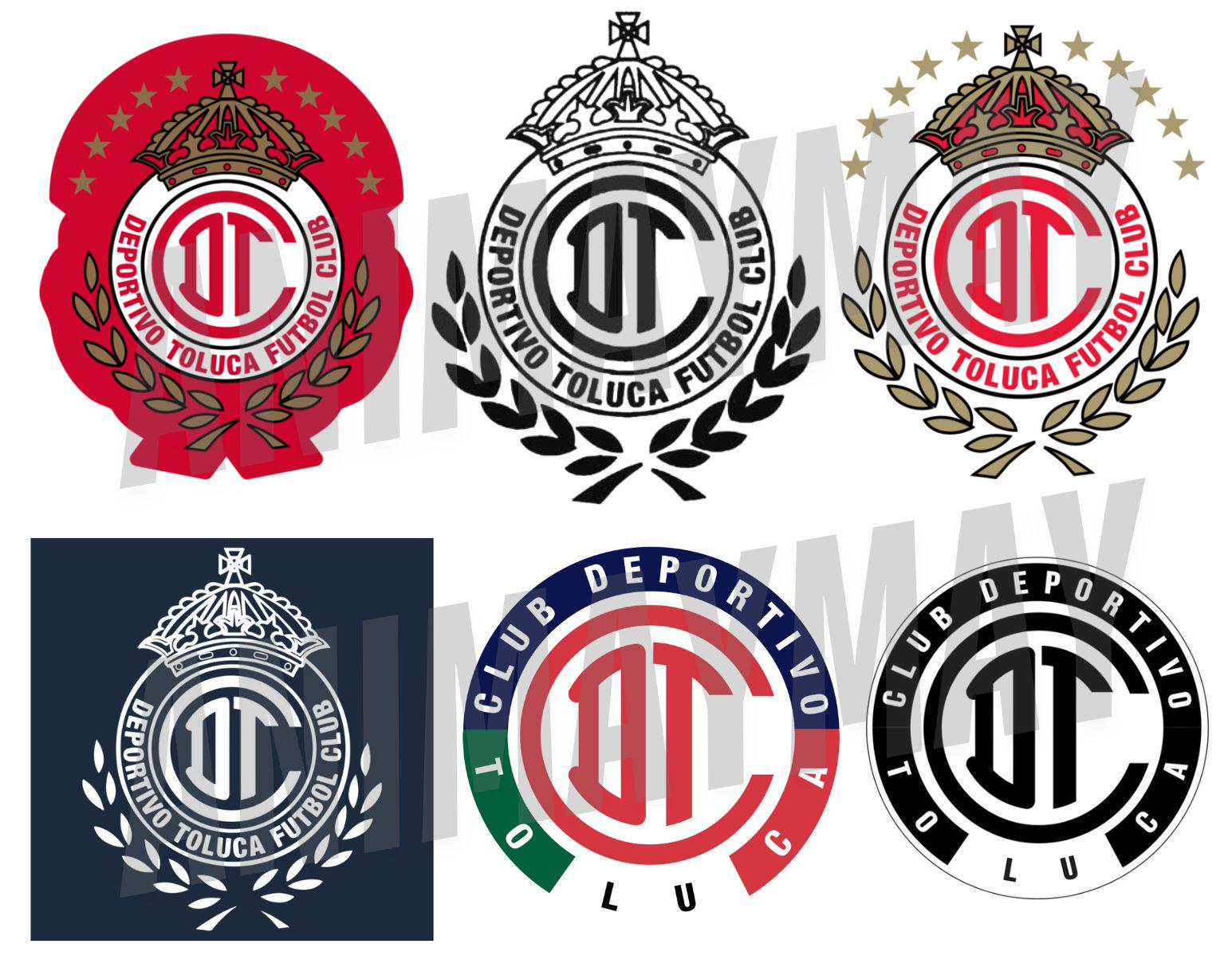 Toluca Soccer Team Logo Bundle: Liga Mexico Vector Files (digital ...