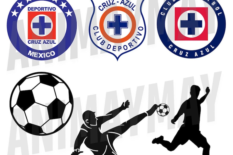 Club De Futbol Cruz Azul Logo Bundle Futbol Liga Mexico Team. Designs ...