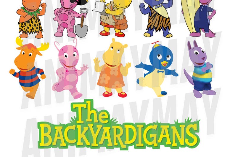 Backyardigans Cartoon File Bundle (PNG, JPG, PDF, Doc) (digital ...