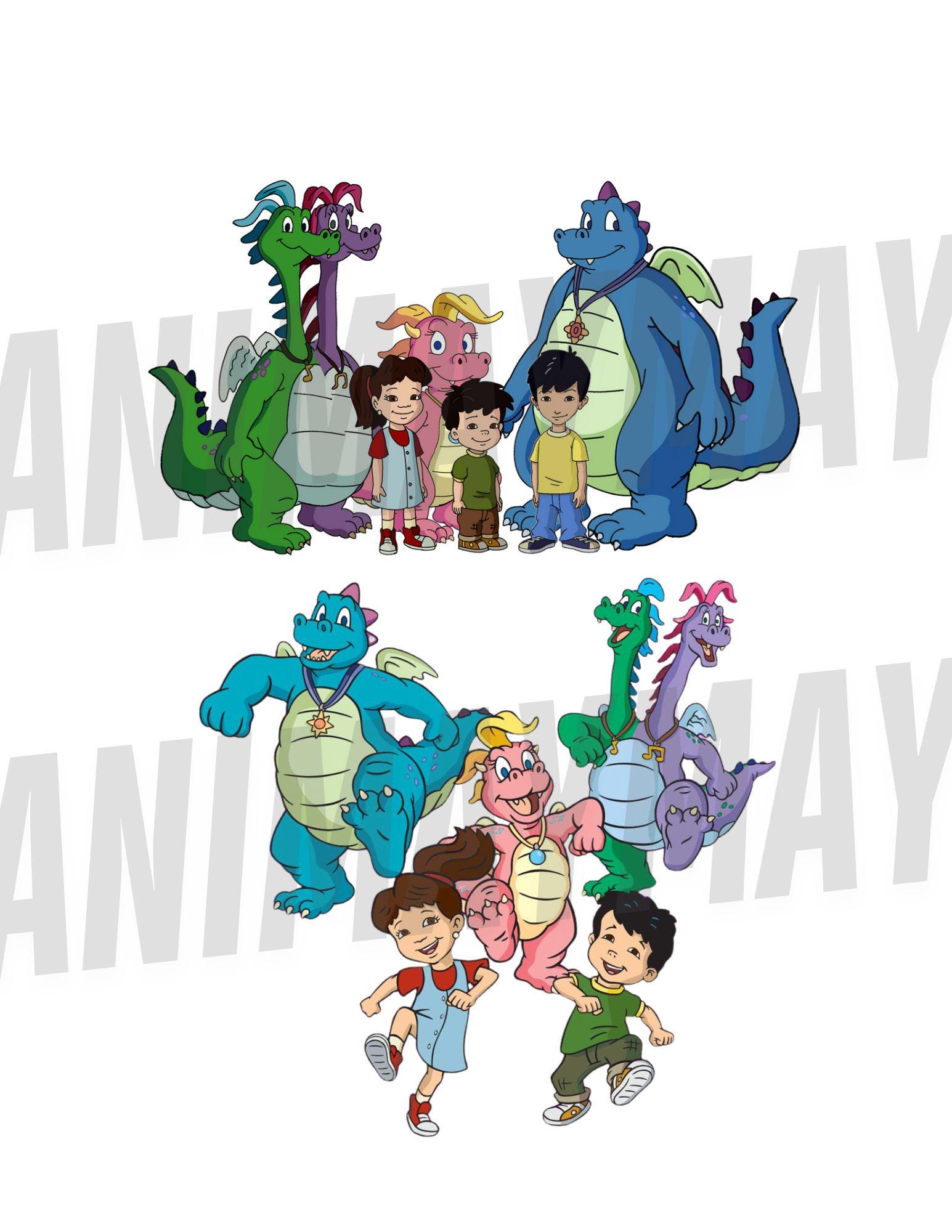 Dragon Tales Cartoon Clipart Bundle (digital Download) - Etsy