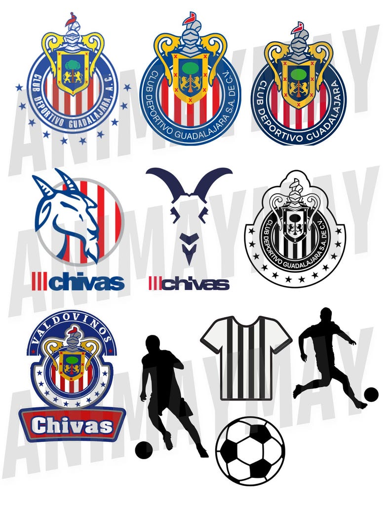 Chivas De Guadalajara Logo: Futbol Club Designs (PNG, JPG, PDF, Doc) - Etsy
