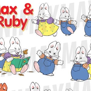 Max and Ruby Clipart Bundle: Cartoon Characters (digital Download) - Etsy