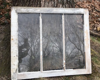 3 pane glass window | Etsy