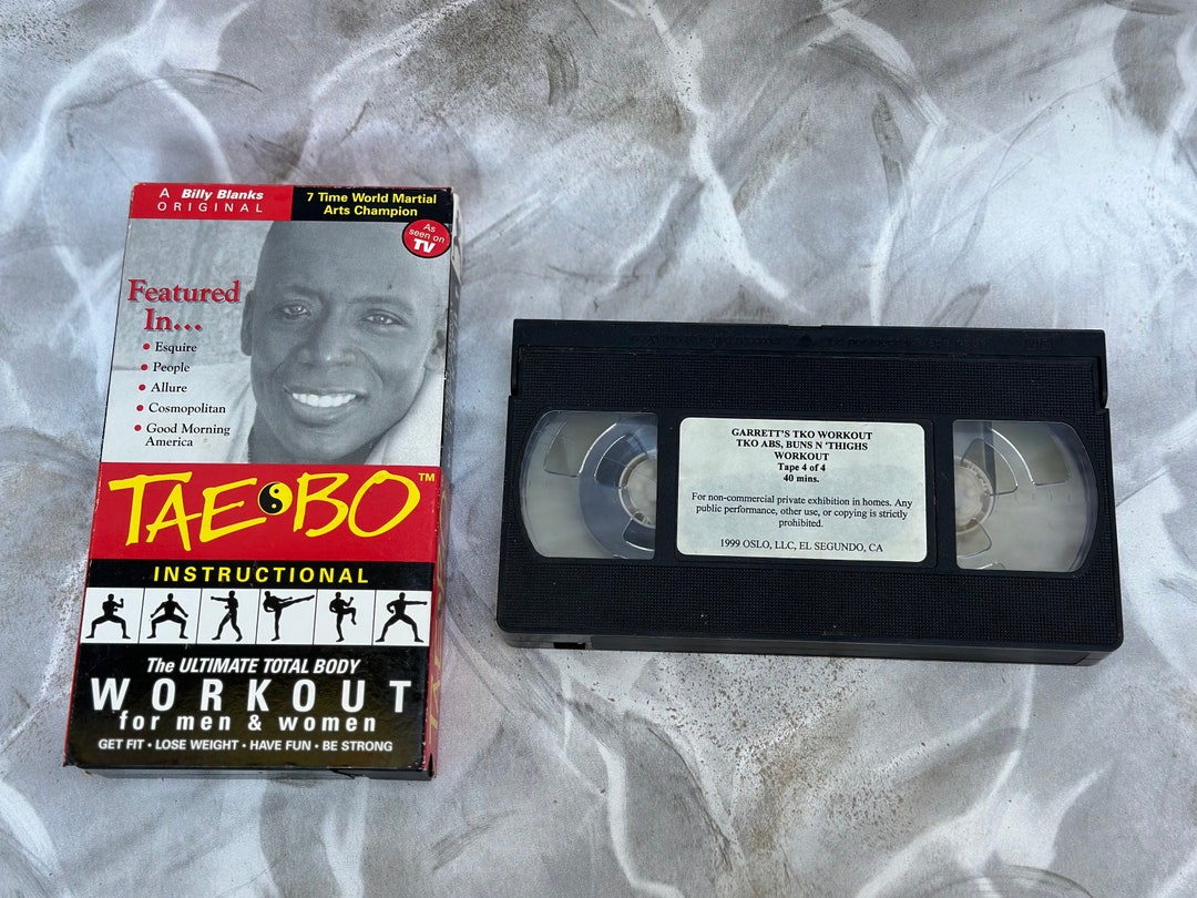 Workout VHS Tae Bo Billy Blanks Garrett TKO - Etsy