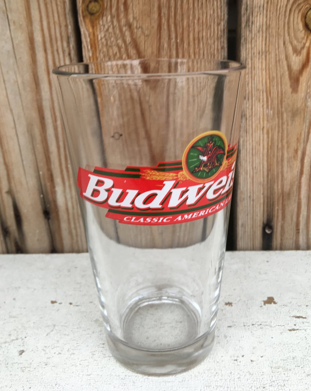 Budweiser Beer Glass Anheuser Busch - Etsy