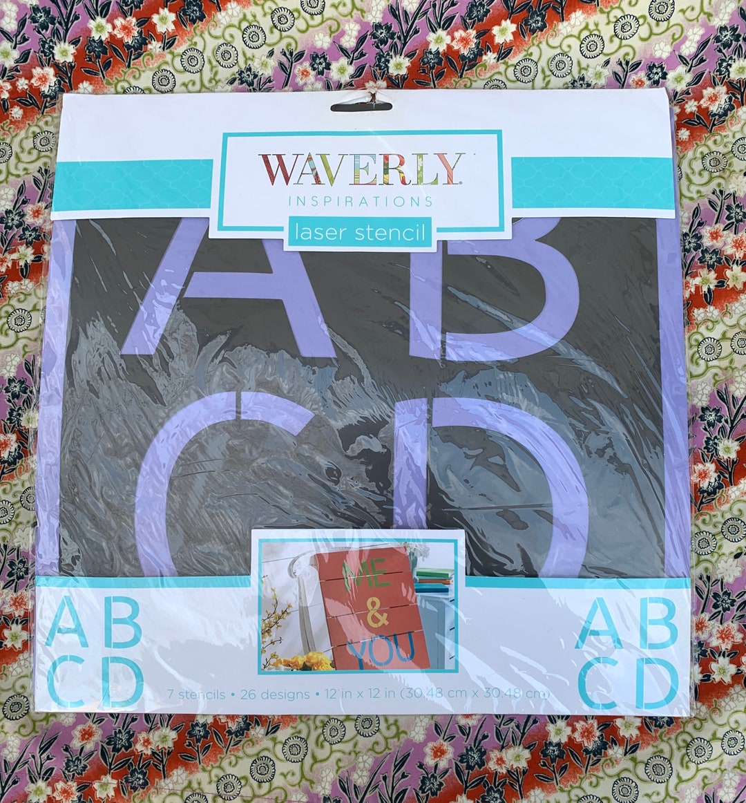 Waverly Alphabet Stencils NIB - Etsy