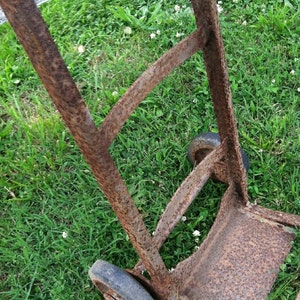 Hand Truck Rusty Antique Vintage Industrial - Etsy