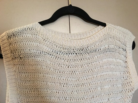 White Macrame Top - Gem