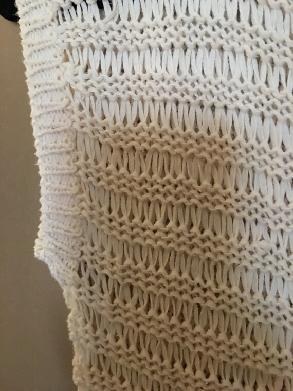 White Macrame Top - Gem