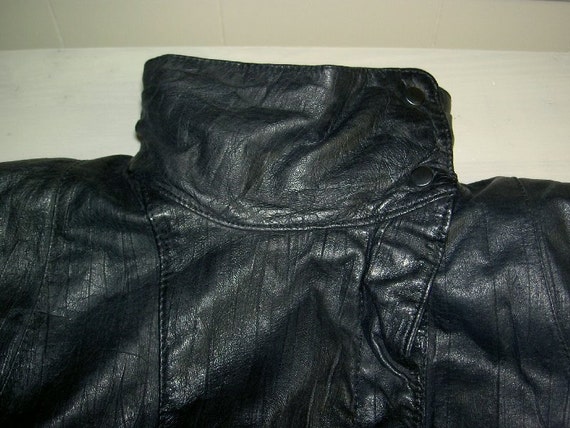 Black Leather Jacket Korea Womens S M Crinkle Style 80s - Etsy Black Leather Jacket Korea Womens S M Crinkle Style 80s - Etsy