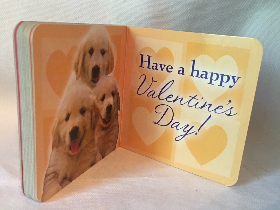 Book Puppy Love Valentines Kids / FREE SHIPPING - Etsy
