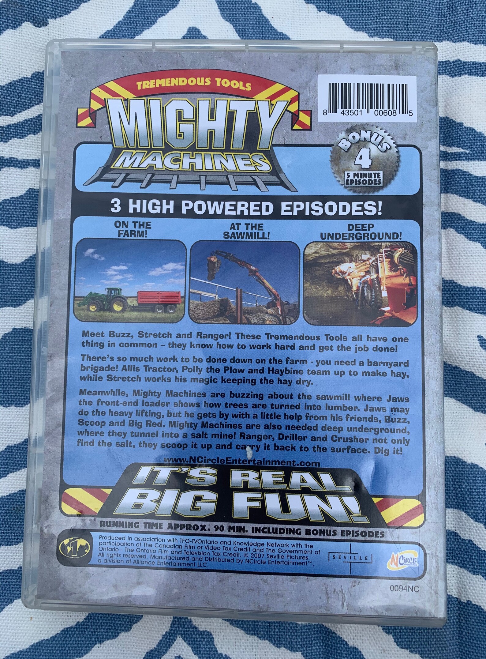 Mighty Machines Tremendous Tools Kids DVD/ FREE SHIPPING | Etsy