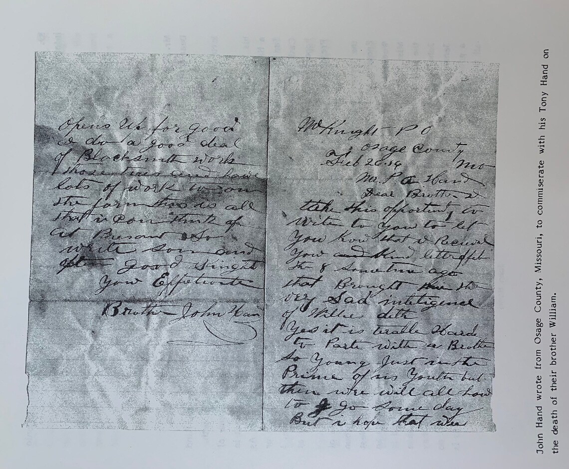 The Letters of the Hand Family 1880s 1890s/ FREE SHIPPING - Etsy