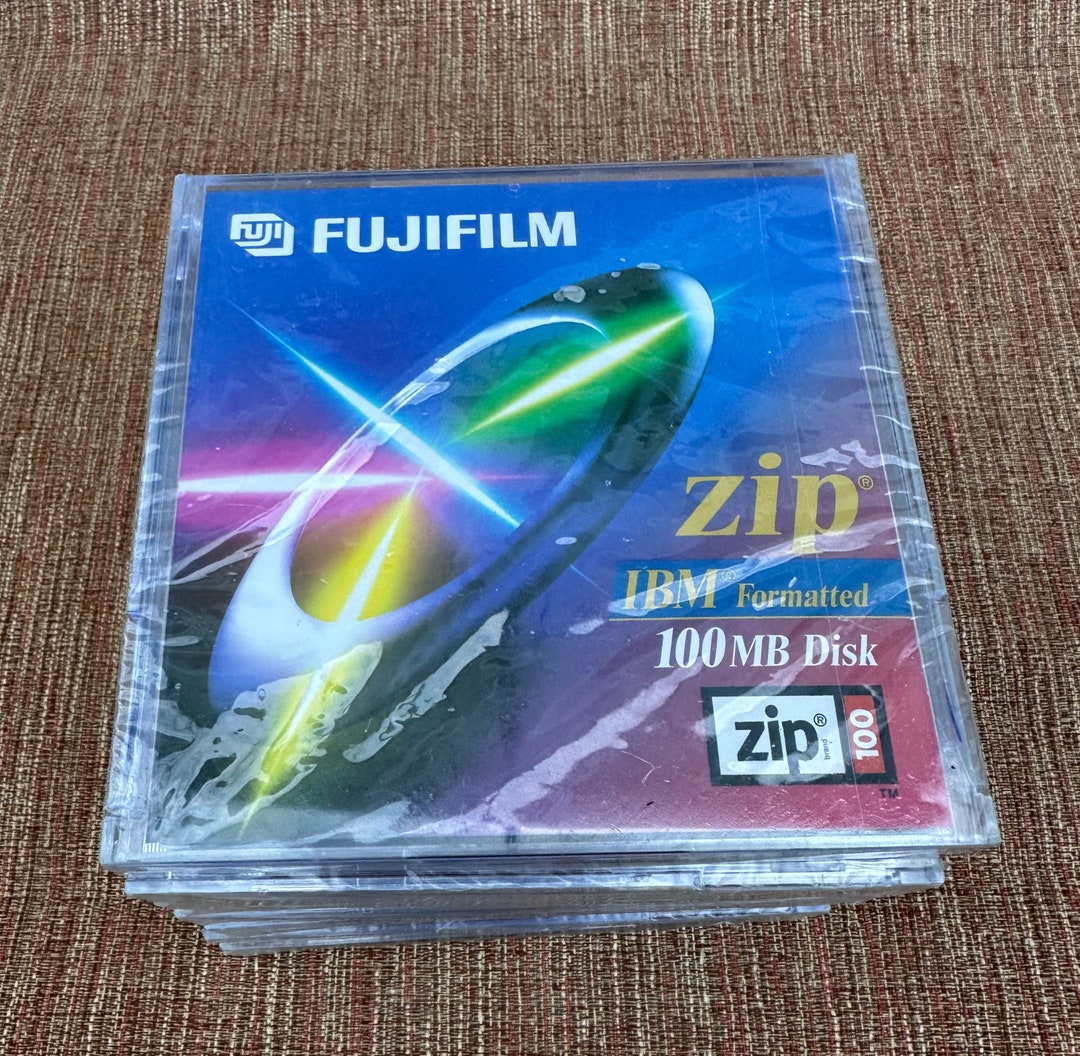 7 Fujifilm Zip 100 Mb IBM Formatted Disk - Etsy
